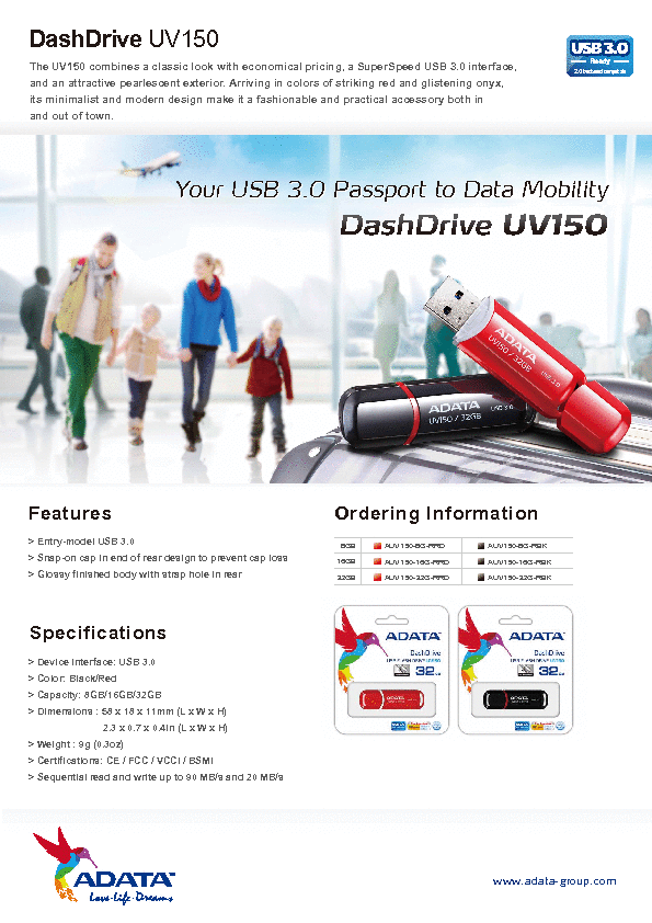 ADATA делает скорость USB 3.0 доступнее: новый бюджетный flash ...